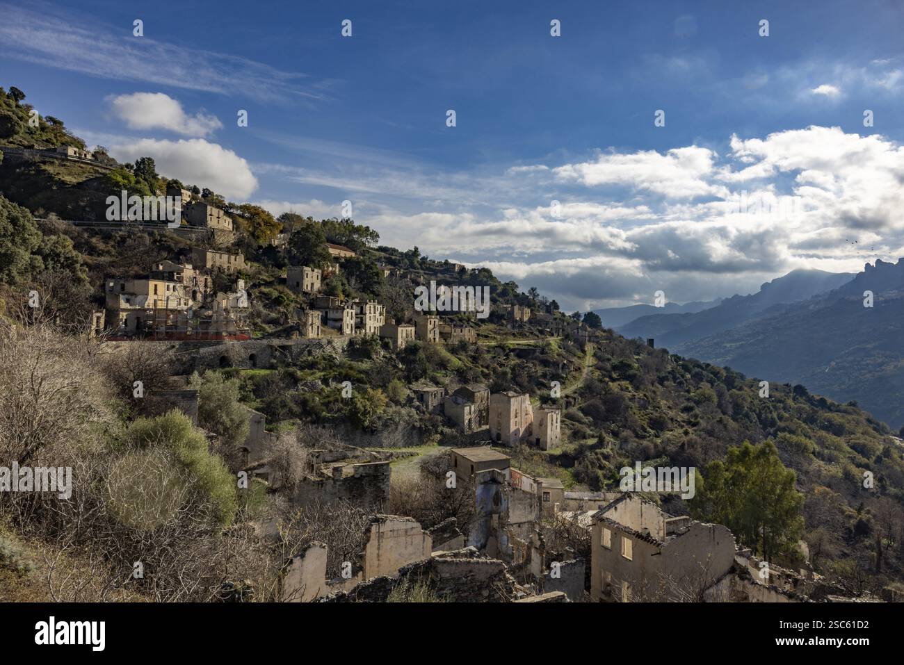 Lost place, abandoned houses and ruins in the ghost village, Gairo ...