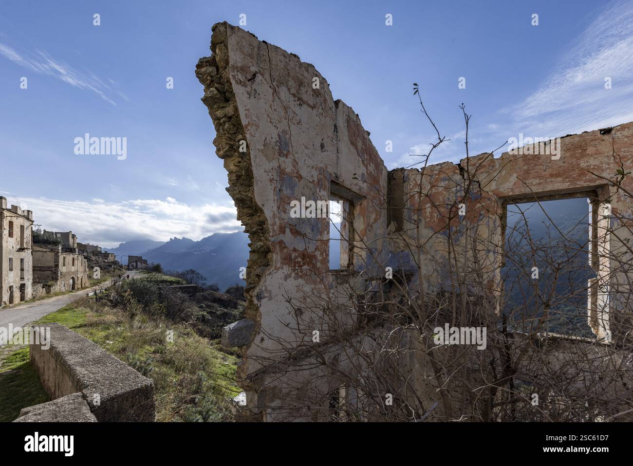 Lost place, abandoned houses and ruins in the ghost village, Gairo ...