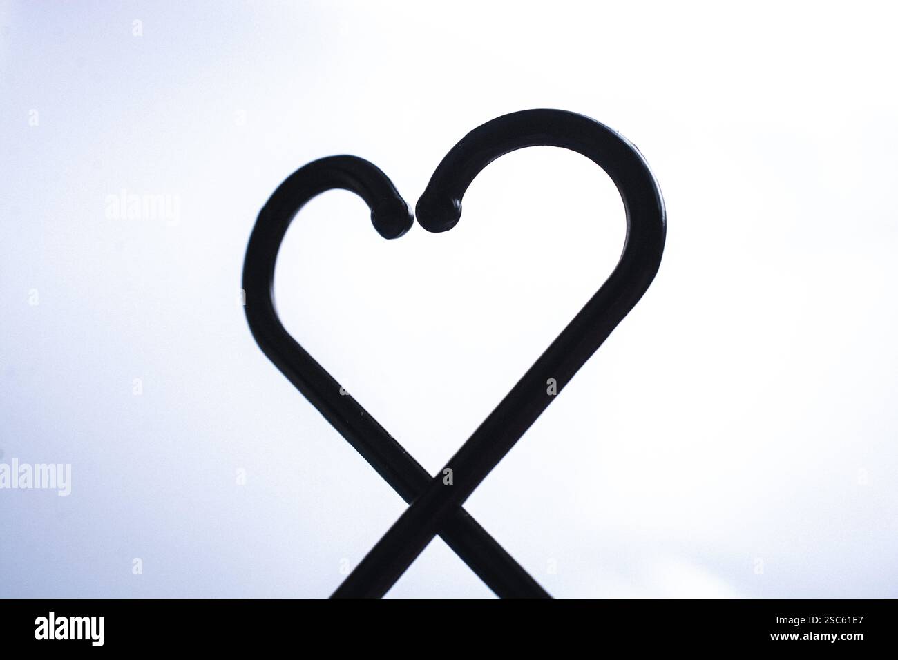 Heart shaped object in view as love conception Stock Photo - Alamy