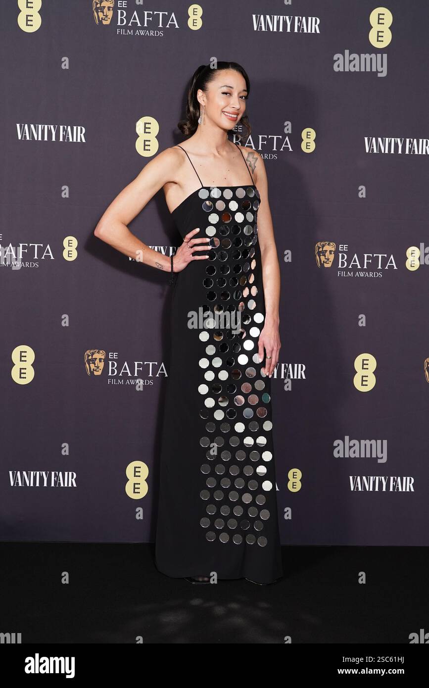 DJ Storm Mollison attending the Vanity Fair EE Rising Star party ...