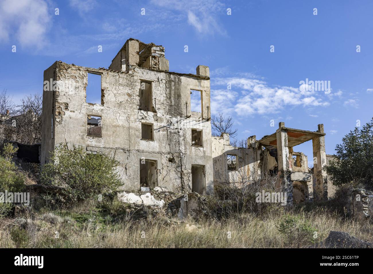 Lost place, abandoned houses and ruins in the ghost village, Gairo ...