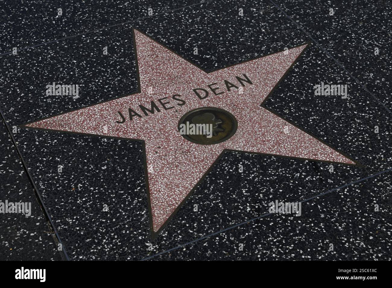 James Dean star on the Walk of Fame in Hollywood, Los Angeles ...