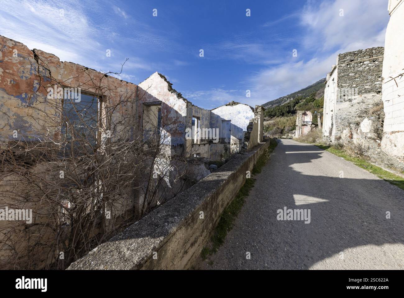 Lost place, abandoned houses and ruins in the ghost village, Gairo ...