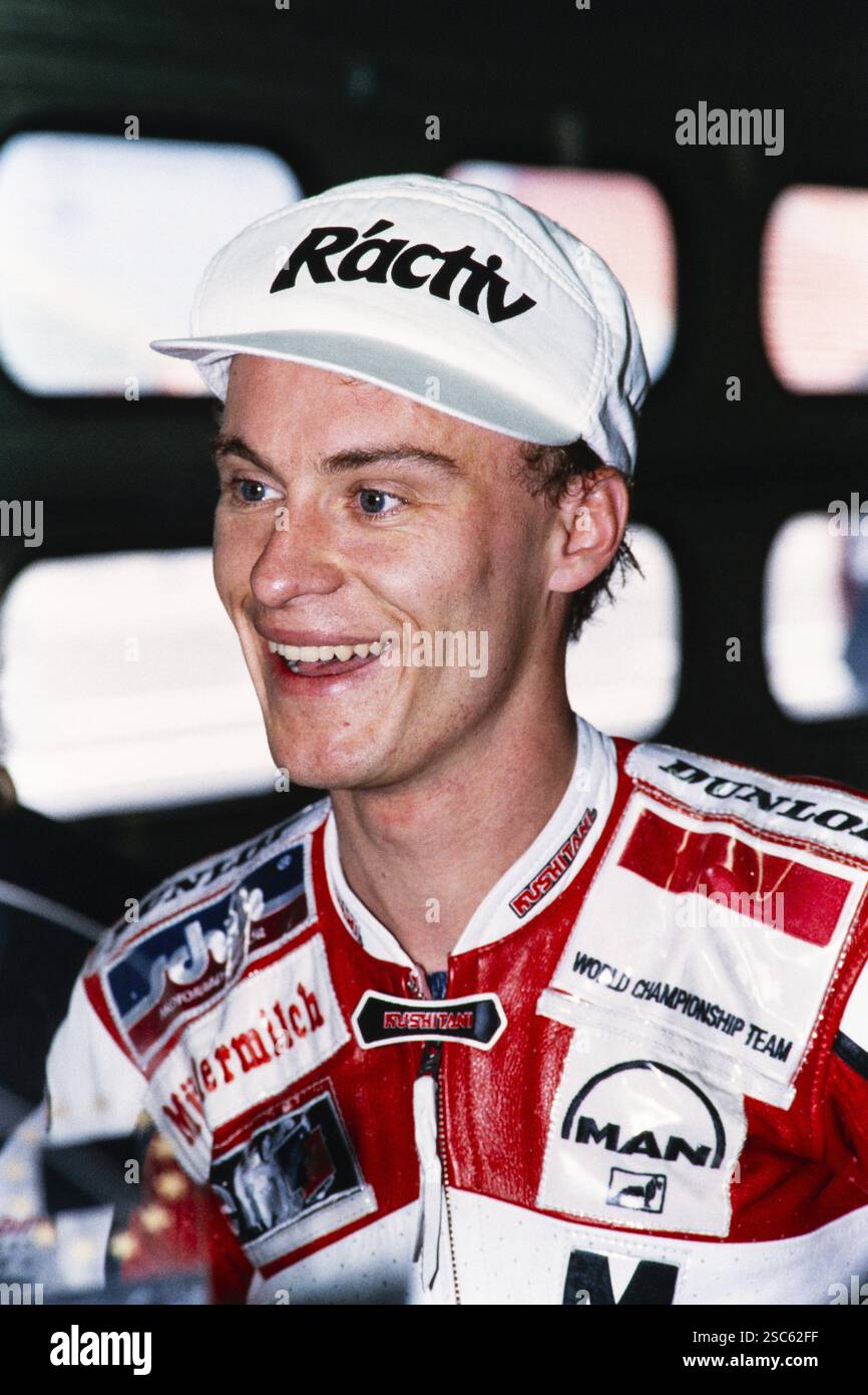 The German Waldi Ralf Waldmann, portrait, Marlboro Team Zwafing, Honda ...
