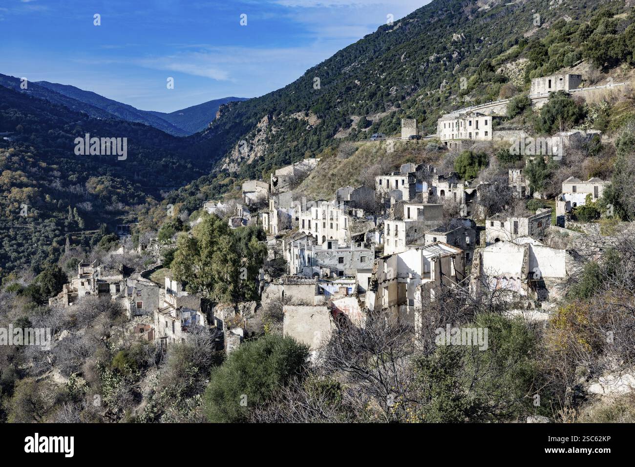 Lost place, abandoned houses and ruins in the ghost village, Gairo ...