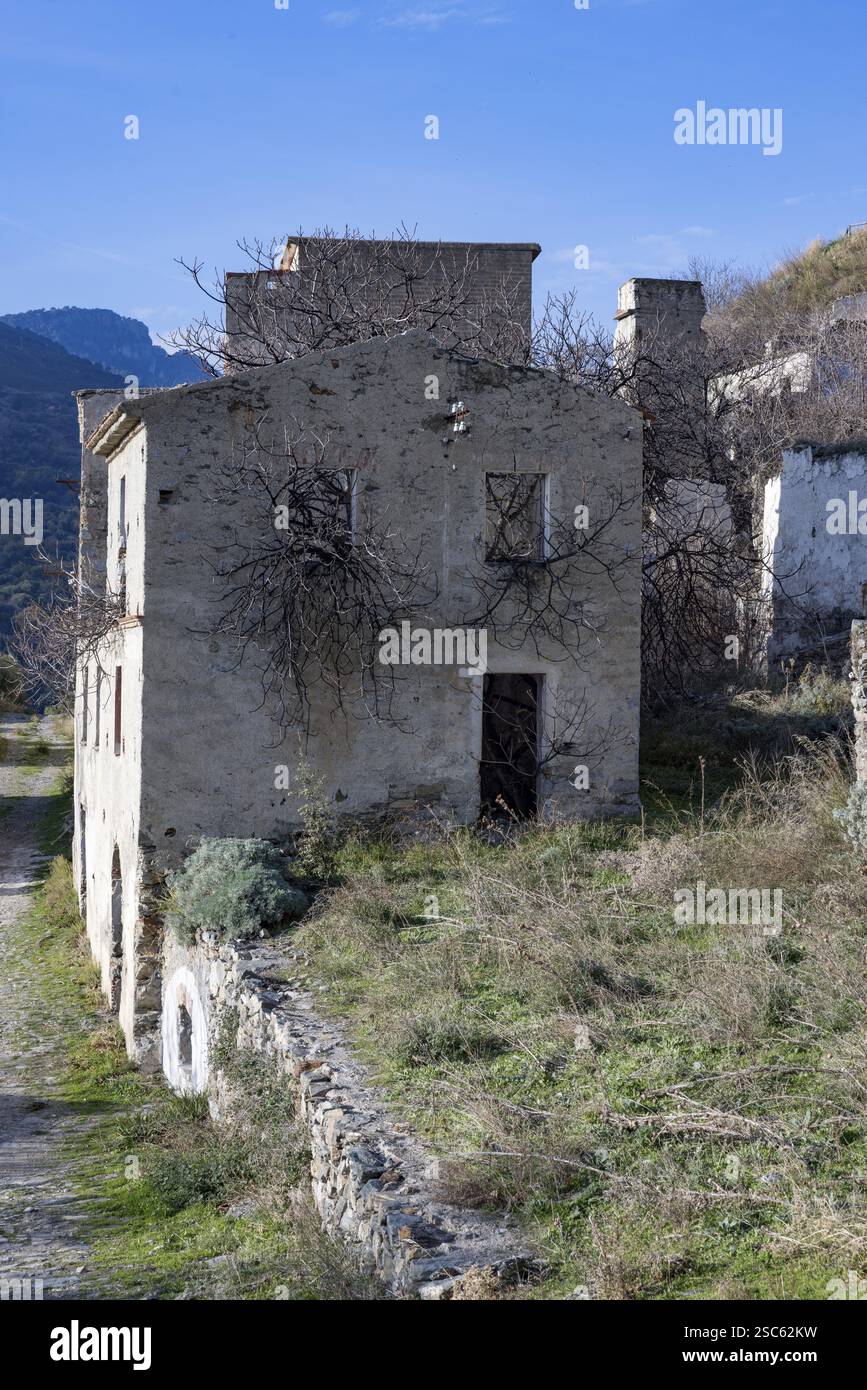 Lost place, abandoned houses and ruins in the ghost village, Gairo ...