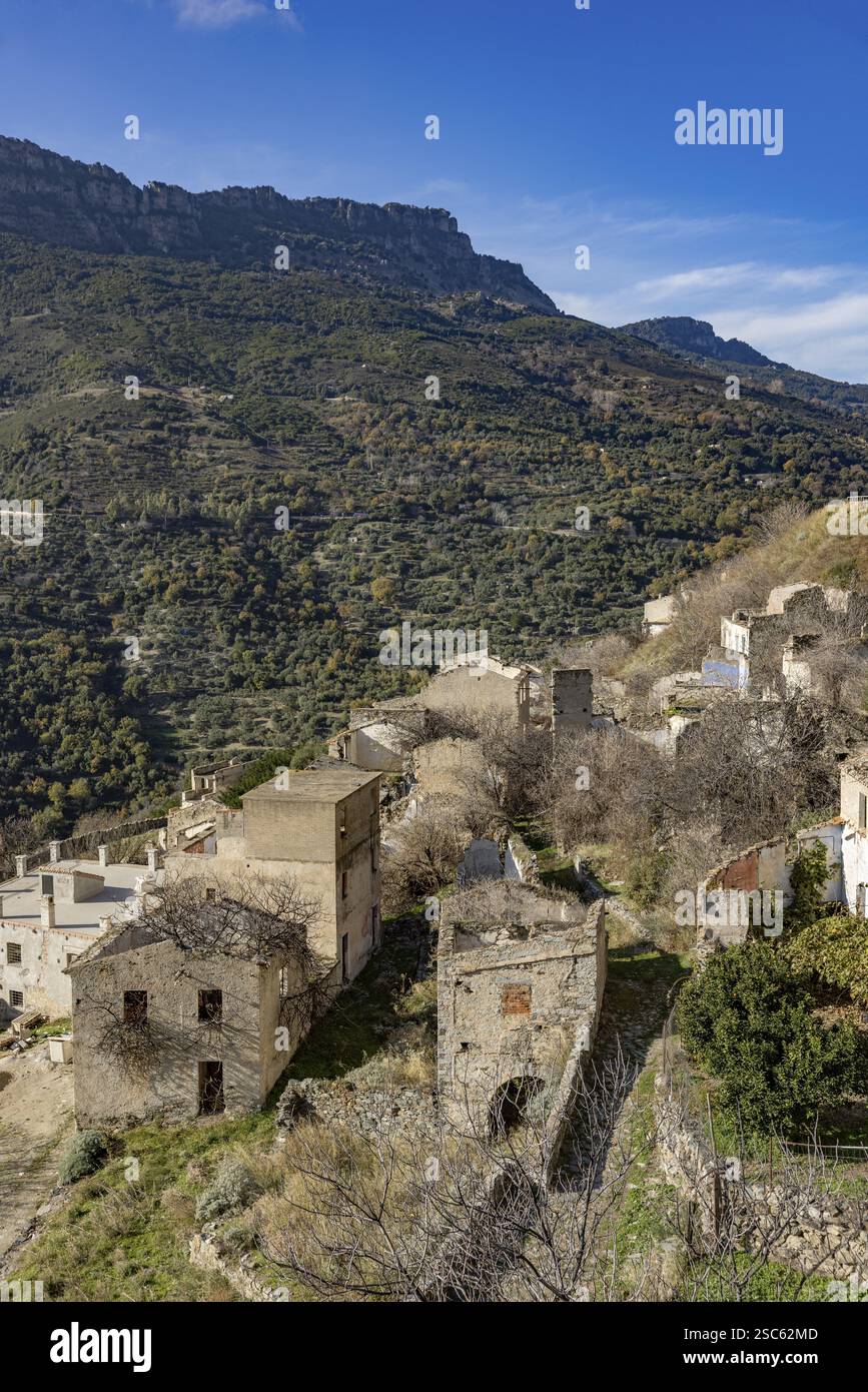 Lost place, abandoned houses and ruins in the ghost village, Gairo ...