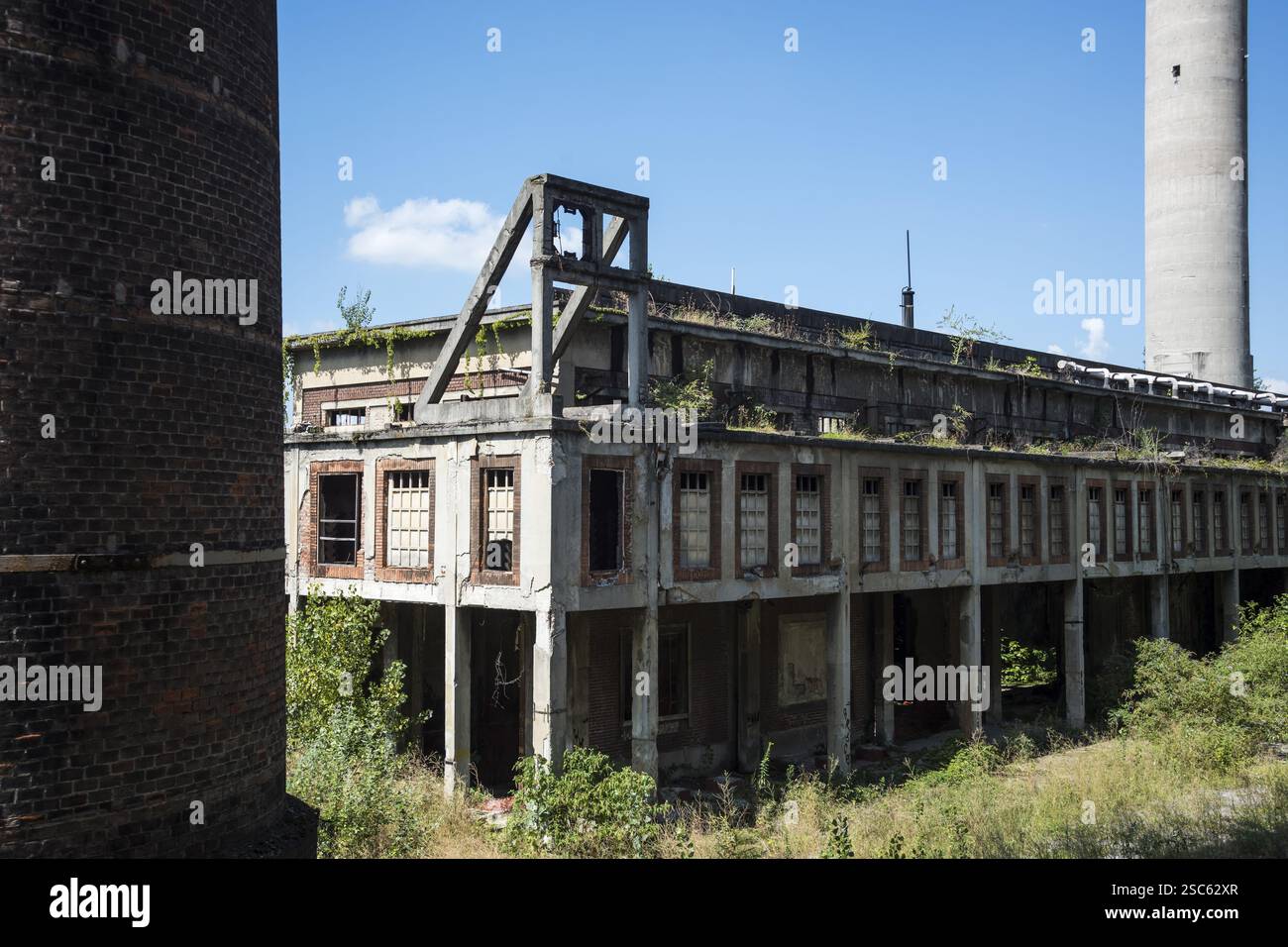 Details of an old abandoned factory Stock Photo - Alamy