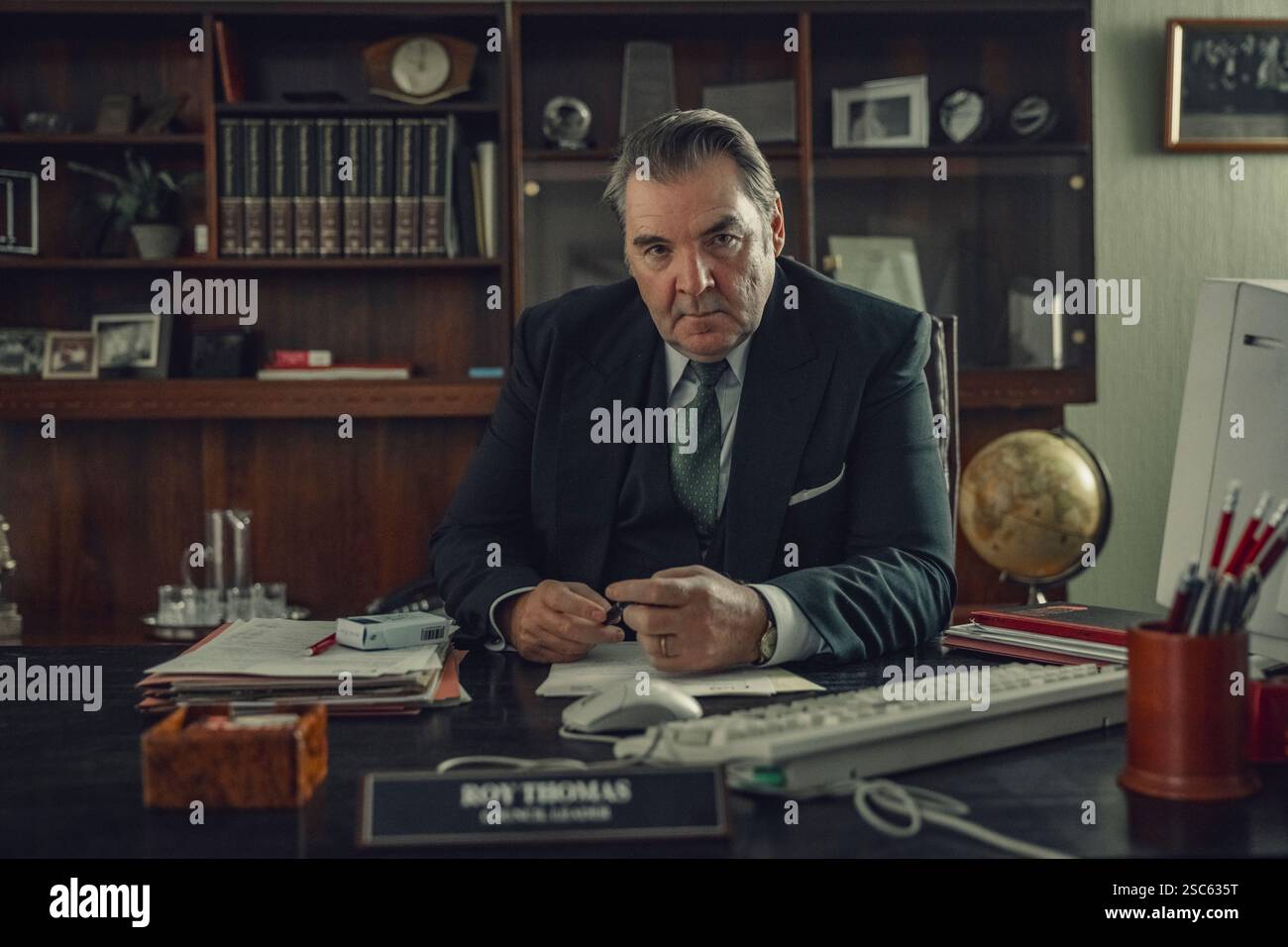 Undated handout photo issued by Netflix of Brendan Coyle as Roy in ...