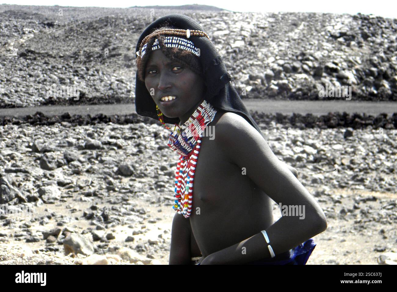 Afar Woman. Danakil. Ethiopia Stock Photo - Alamy