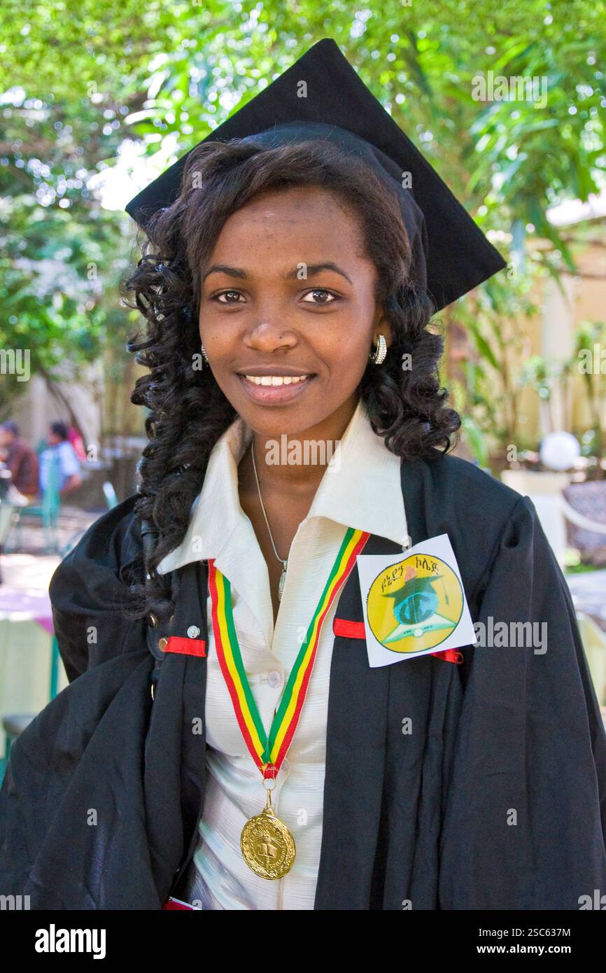 Recent Graduate College Student. Arba Minch. Ethiopia Stock Photo - Alamy