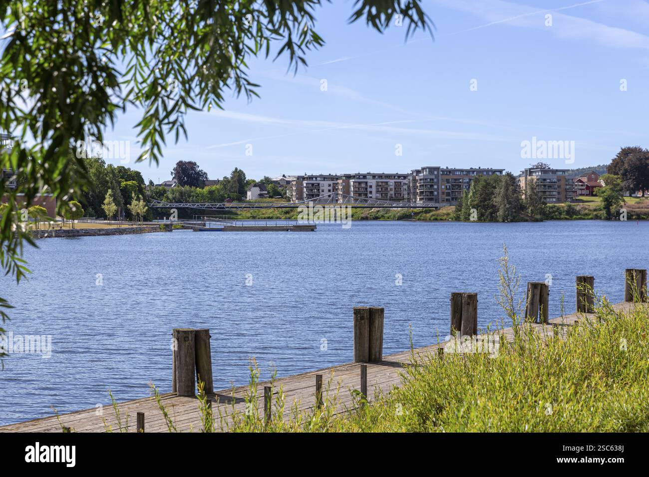 Skien boat station, Telemark Canal, Skien, Telemark, Norway, Europe ...