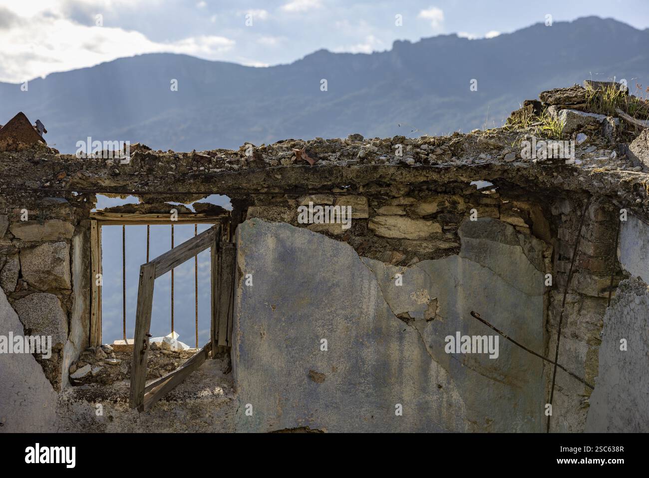 Lost place, abandoned houses and ruins in the ghost village, Gairo ...