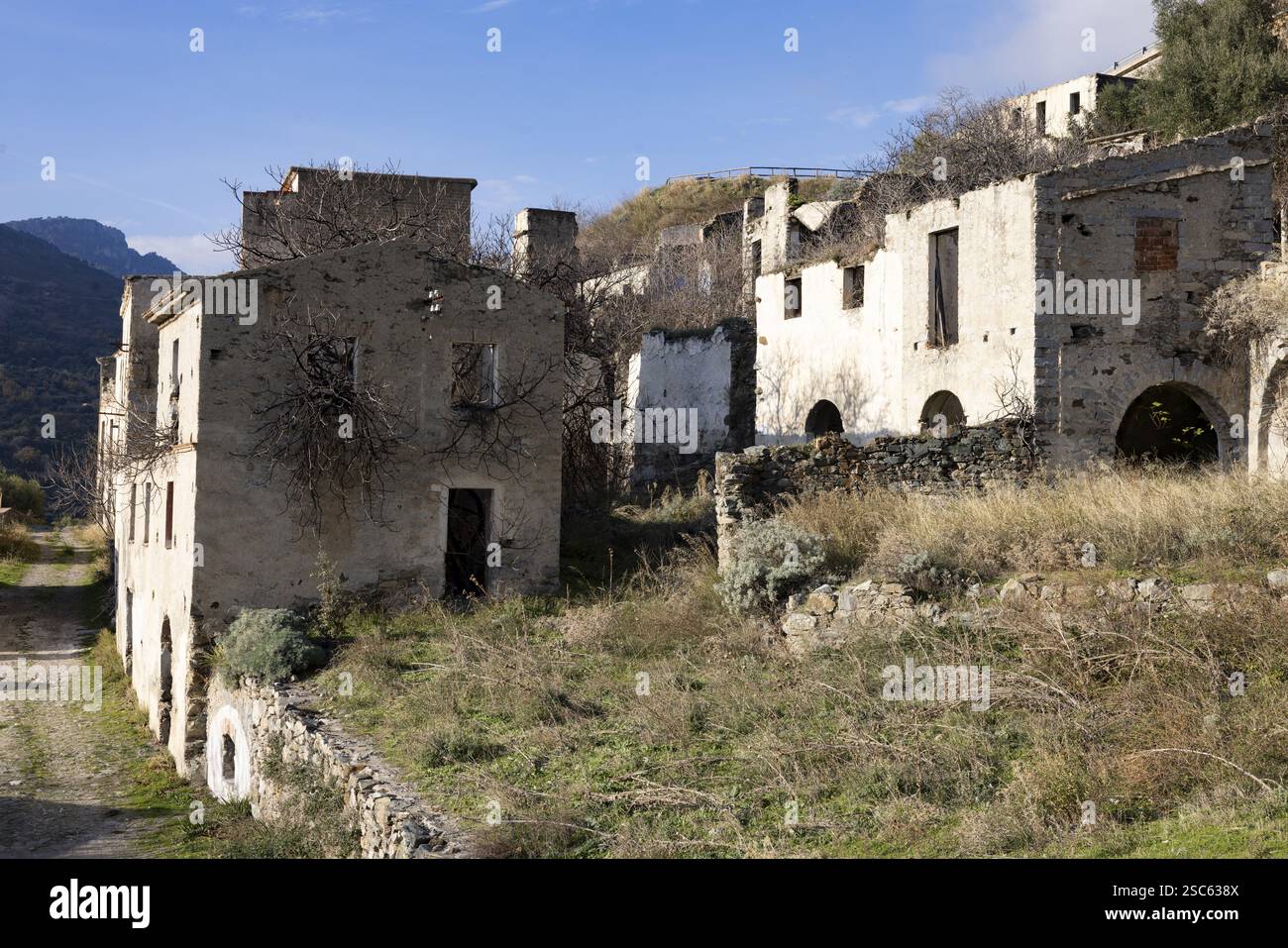 Lost place, abandoned houses and ruins in the ghost village, Gairo ...