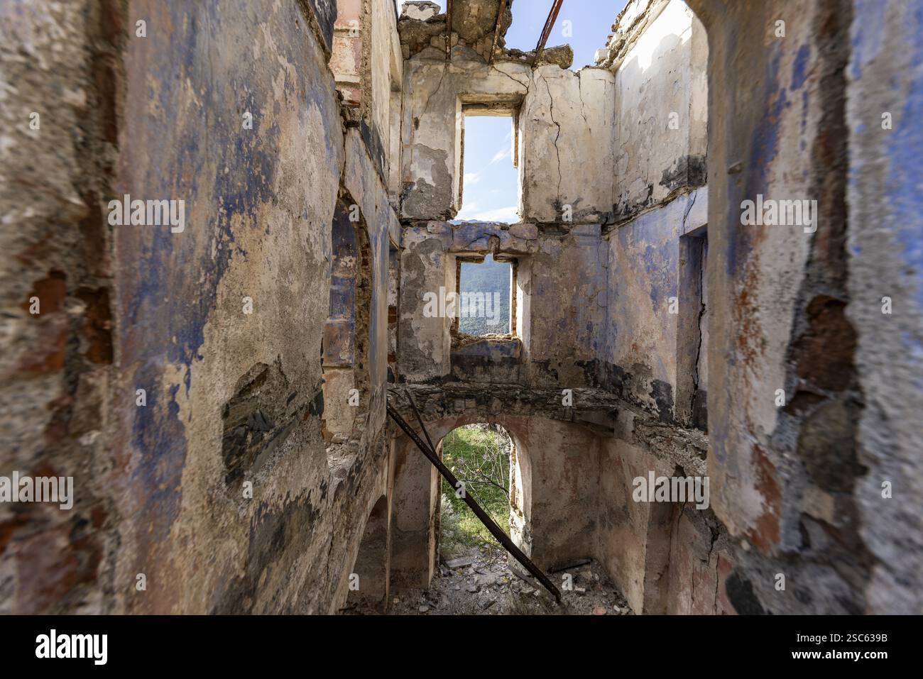 Lost place, abandoned houses and ruins in the ghost village, Gairo ...