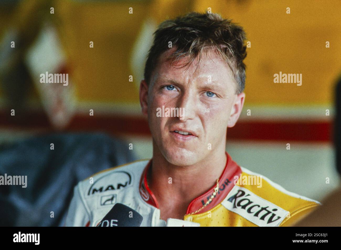 The German Stefan Prein, portrait, HB Honda RS250, 250 cc, Motorcycle ...