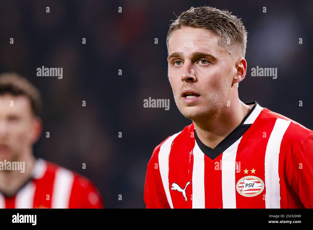EINDHOVEN, 05-02-2025, Philips Stadium, football, KNVB cup, season 2024/2025, PSV player Joey ...