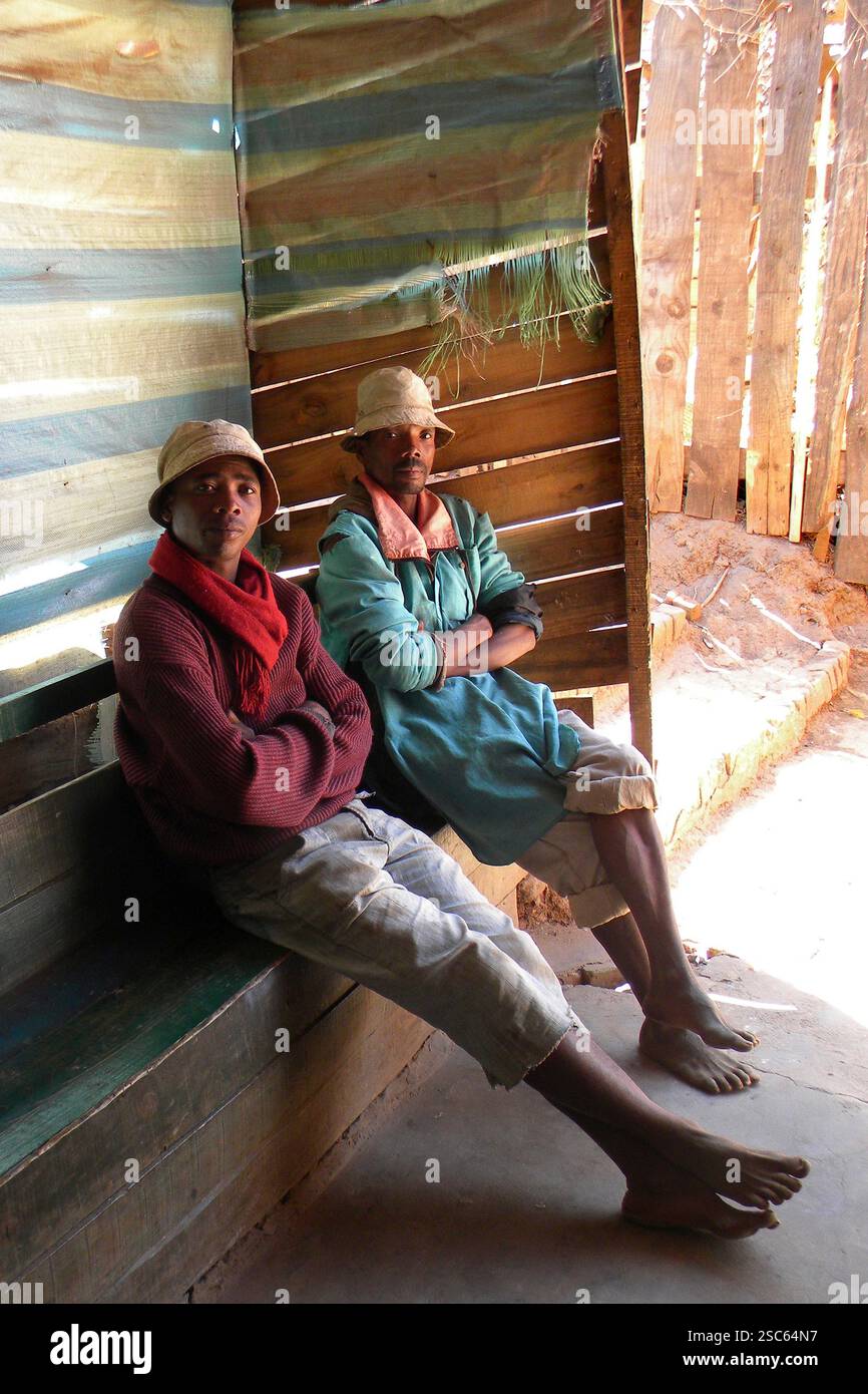 Madagascar. Antsirabe. Young Men Stock Photo - Alamy