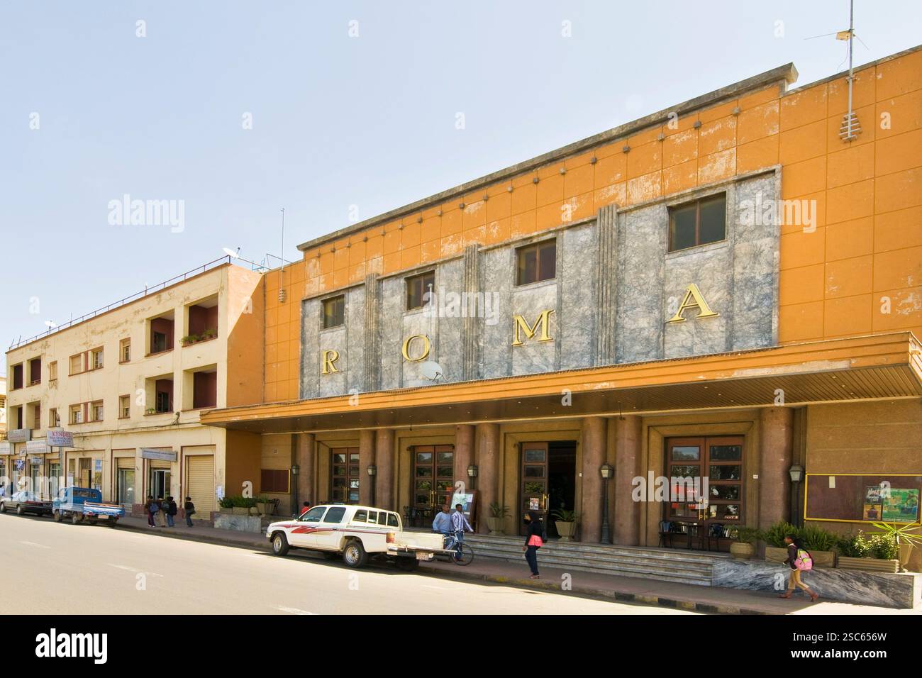 Cinema Rome. Asmara. Eritrea Stock Photo - Alamy