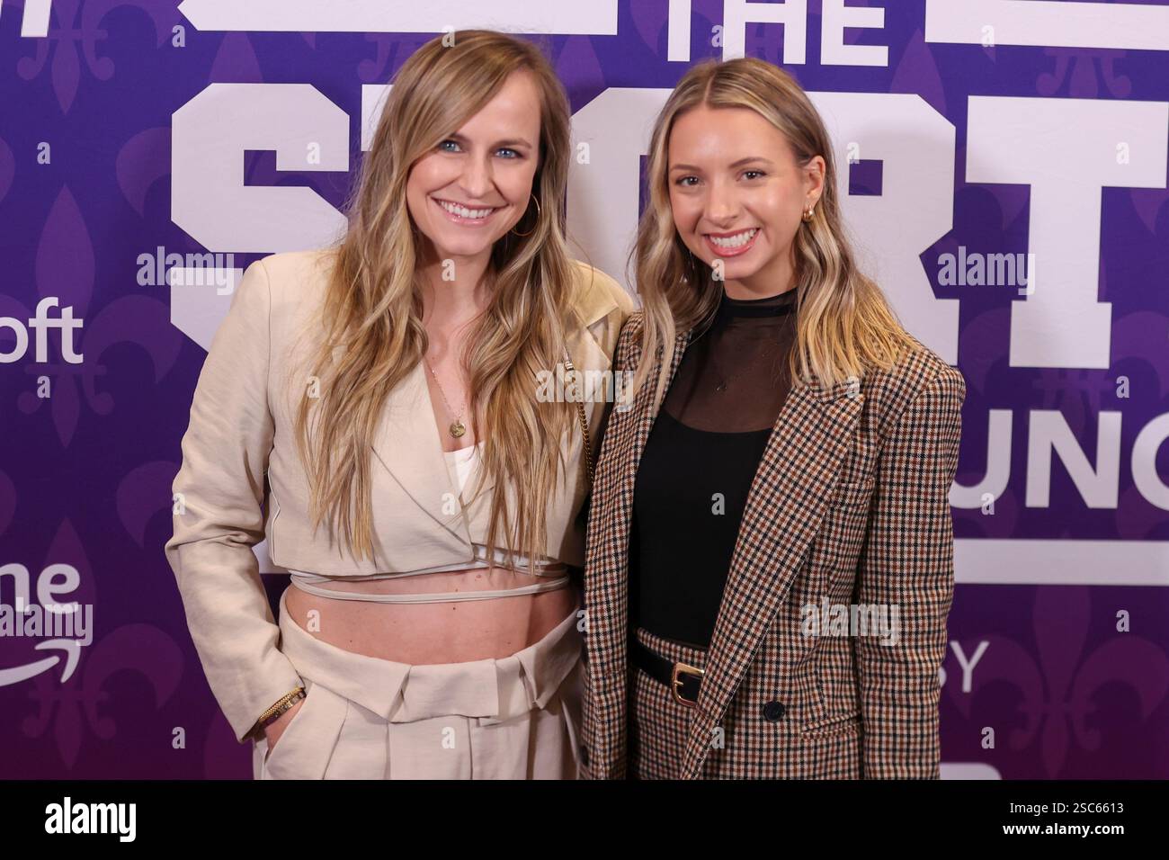 New Orleans, United States. 05th Feb, 2025. Jacquelyn Dahl and Caroline ...