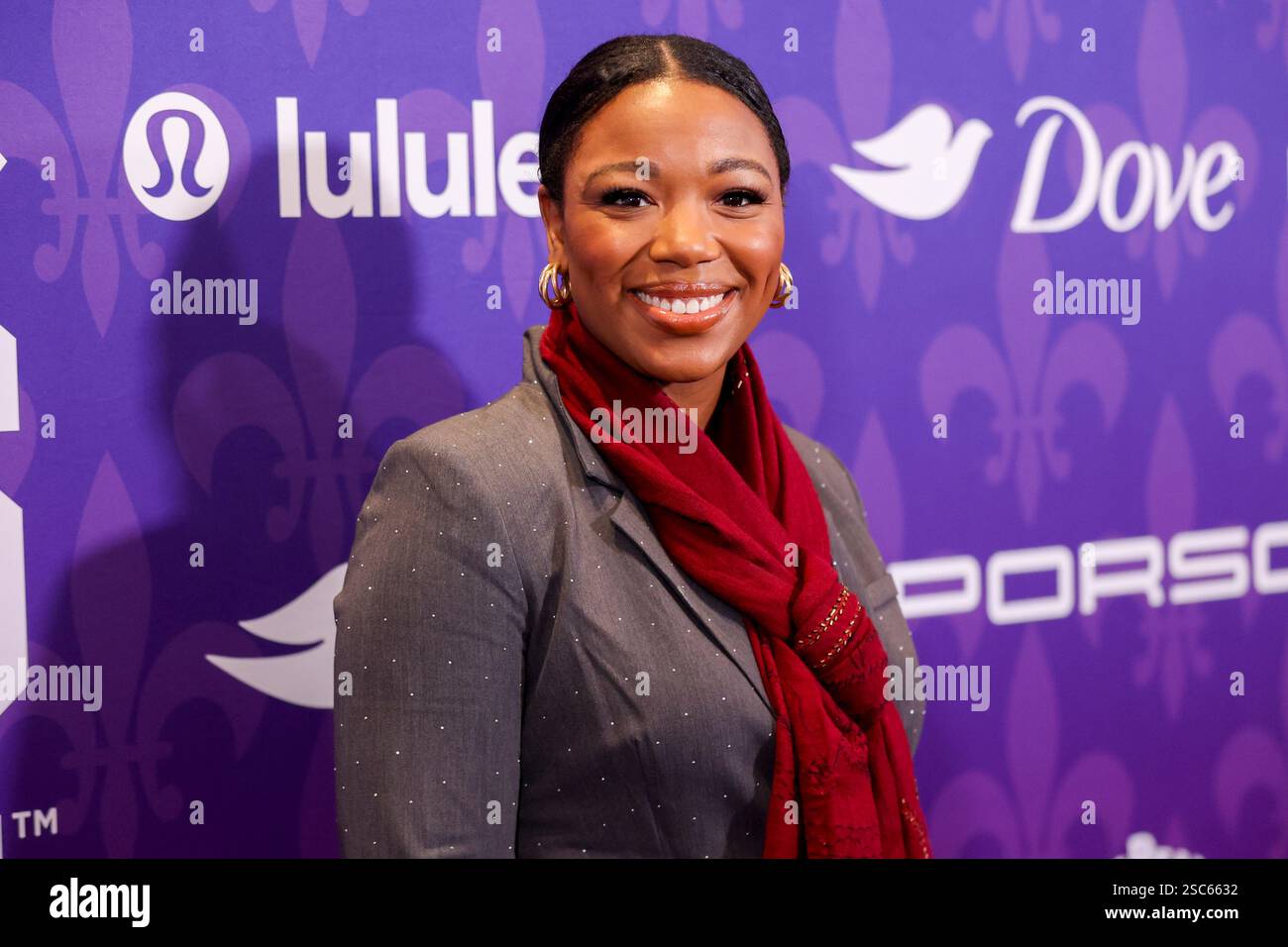 Angel Gray attend the Purple Carpet of the 6th Annual Sports Power ...