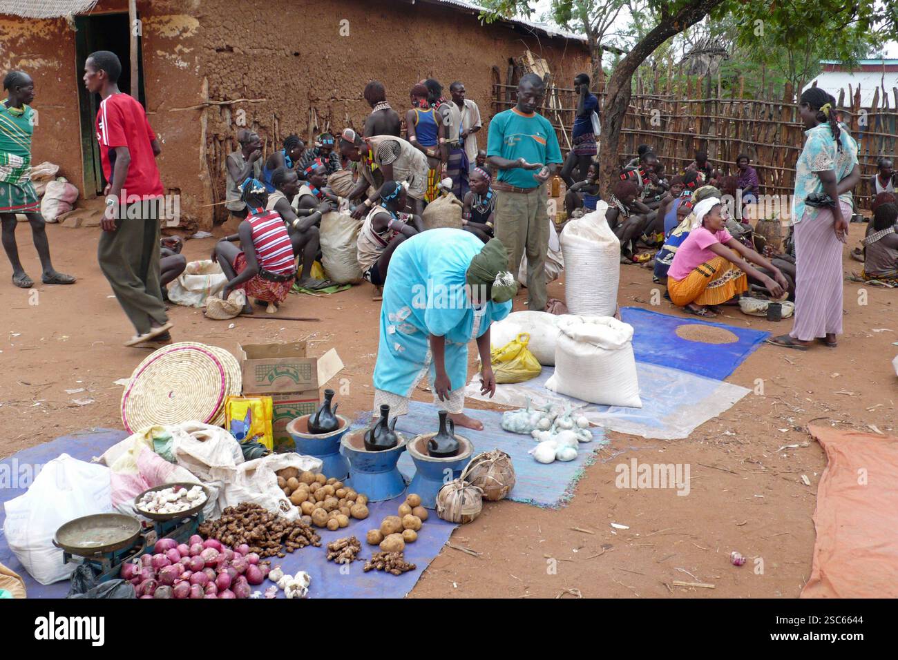Hamer market (dimaka-ethiopia Stock Photo - Alamy