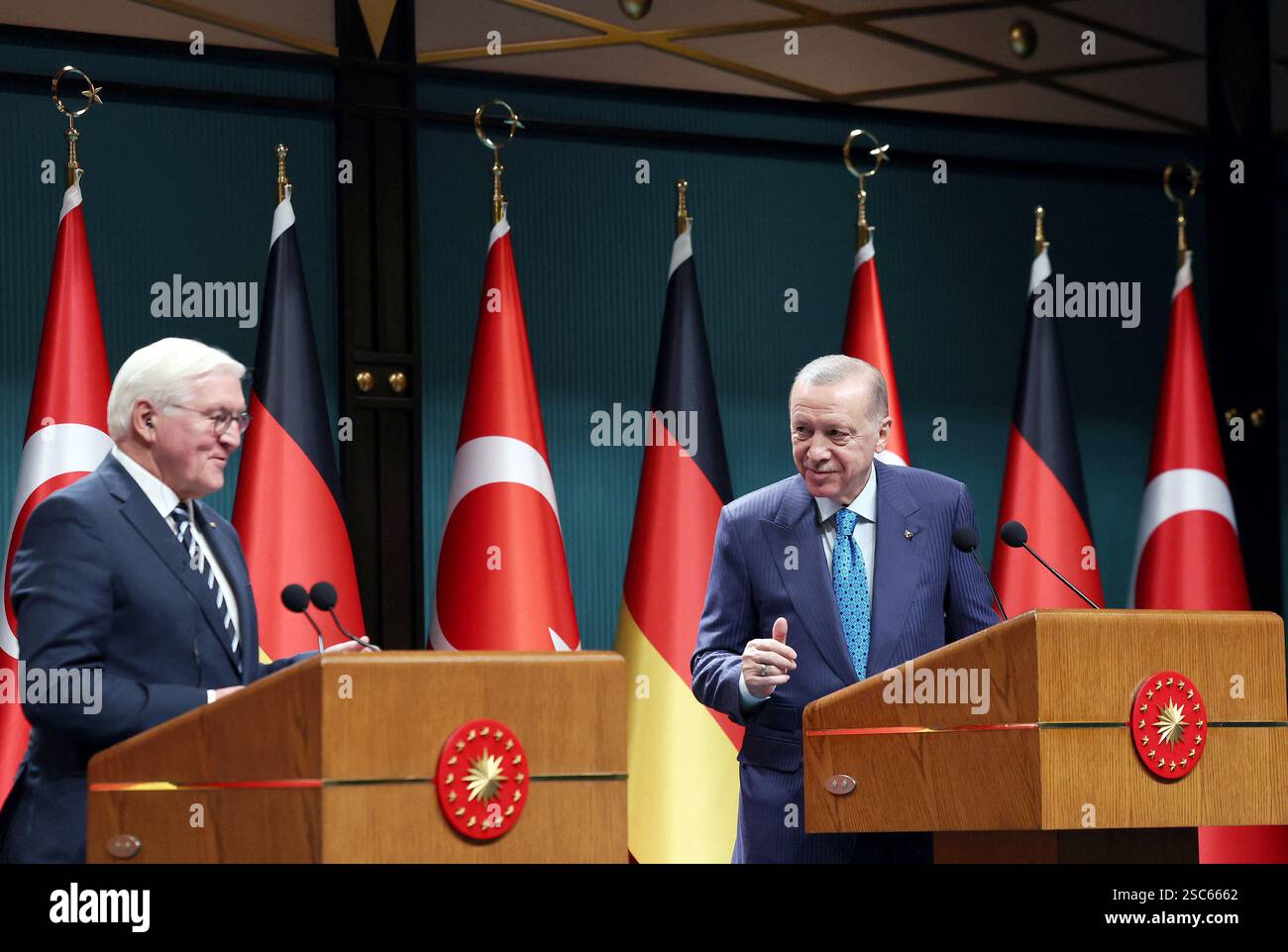 Ankara, Turkey. 05th Feb, 2025. Handout photo taken and released by the ...
