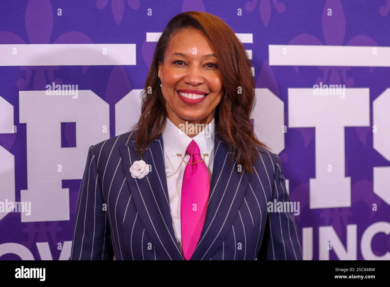 Ayesha Cooper attend the Purple Carpet of the 6th Annual Sports Power ...