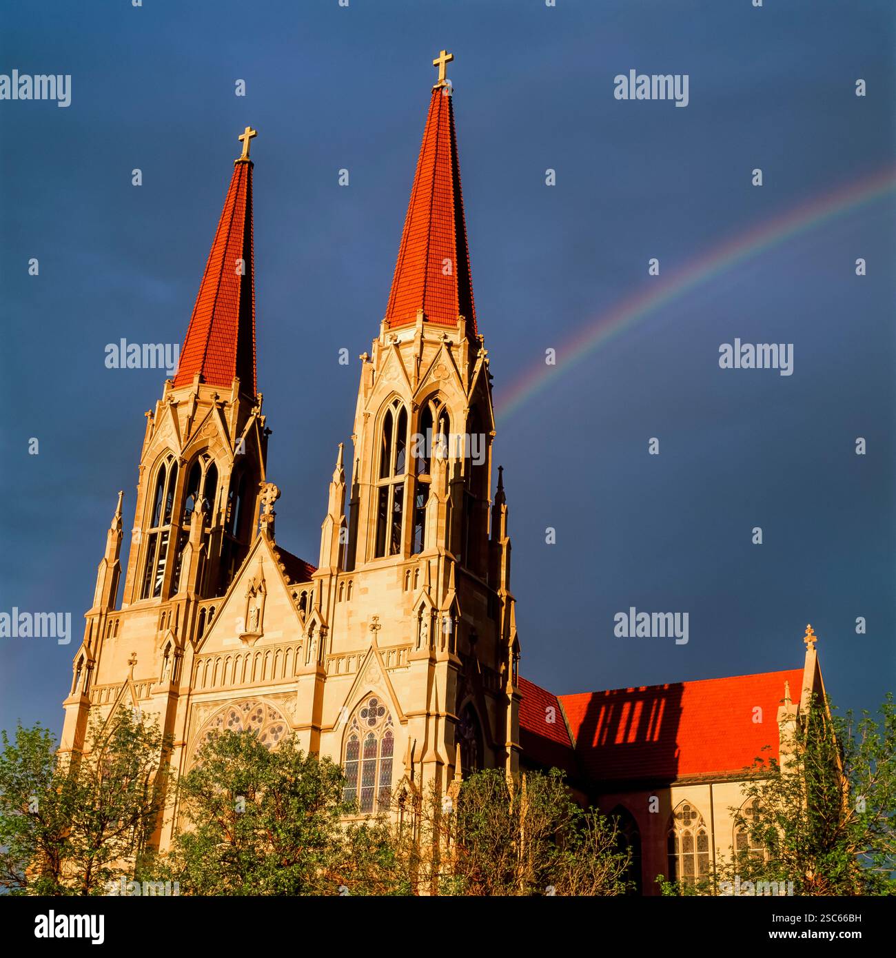 cathedral of saint helena in helena, montana Stock Photo - Alamy