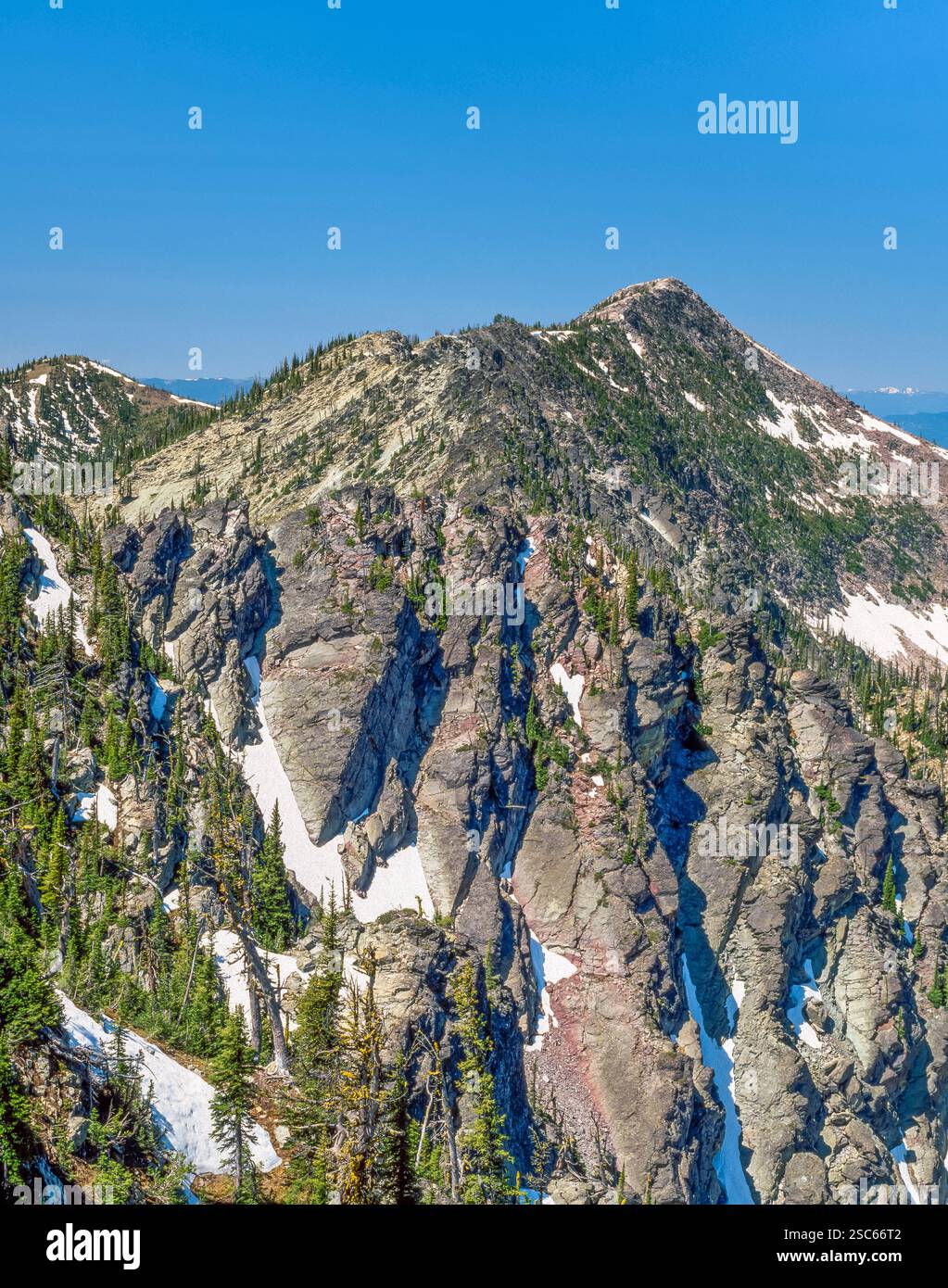 murphy peak on the border of the rattlesnake wilderness area near ...