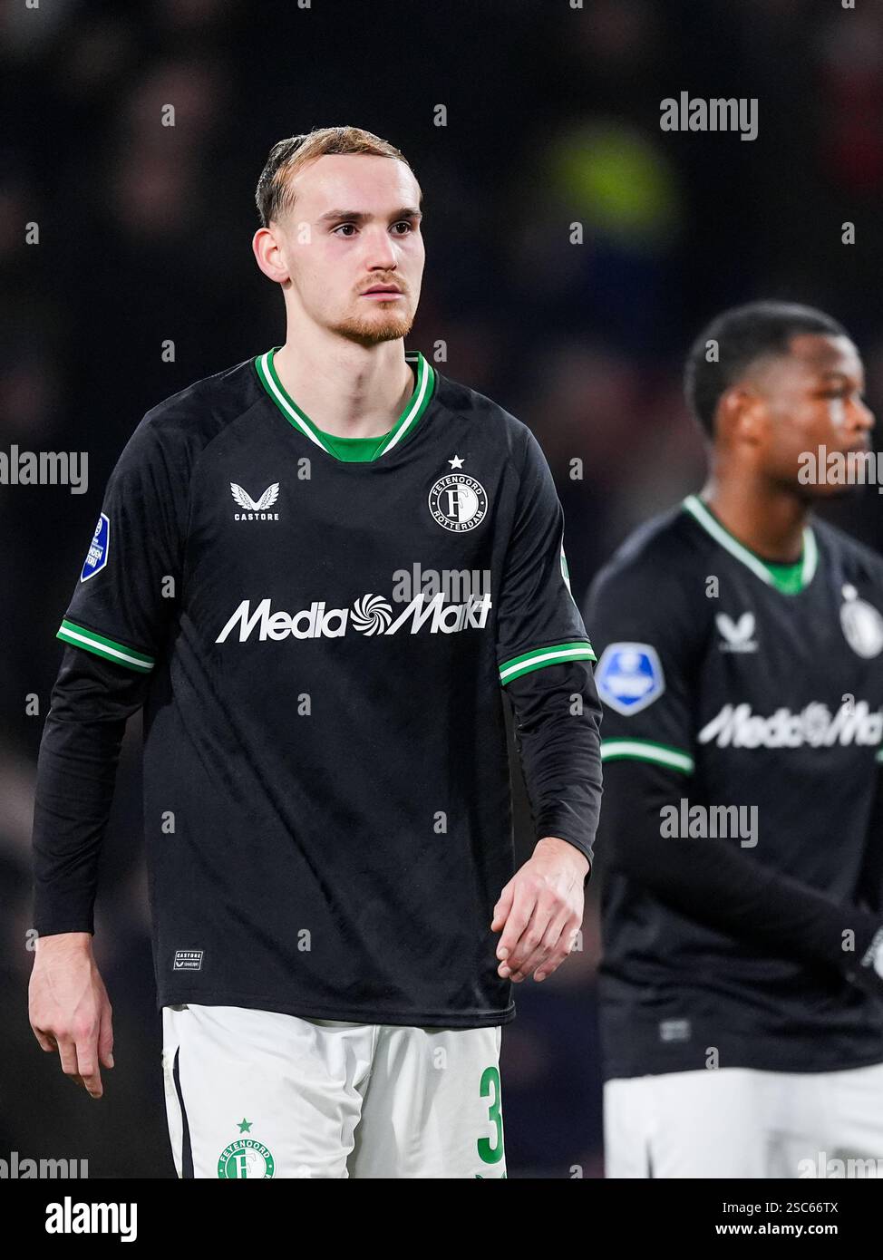 Eindhoven, The Netherlands. 05th Feb, 2025. Eindhoven - Thomas Beelen of Feyenoord during the ...