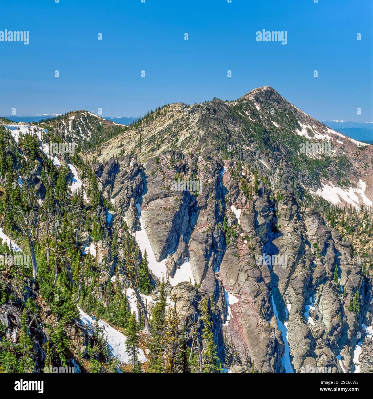 murphy peak on the border of the rattlesnake wilderness area near ...