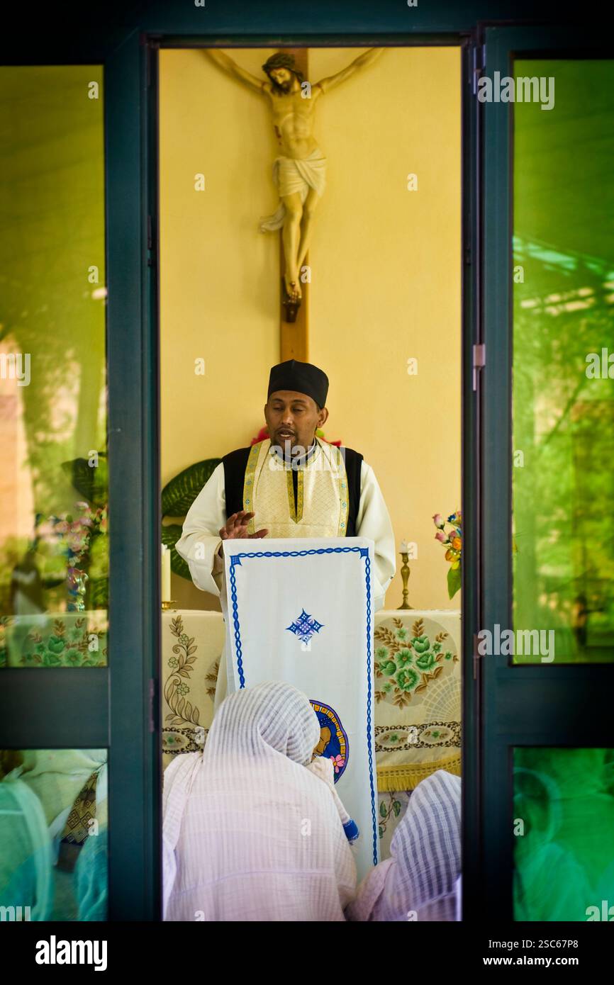 St. Maryam Dearit Church. Cool. Eritrea Stock Photo - Alamy