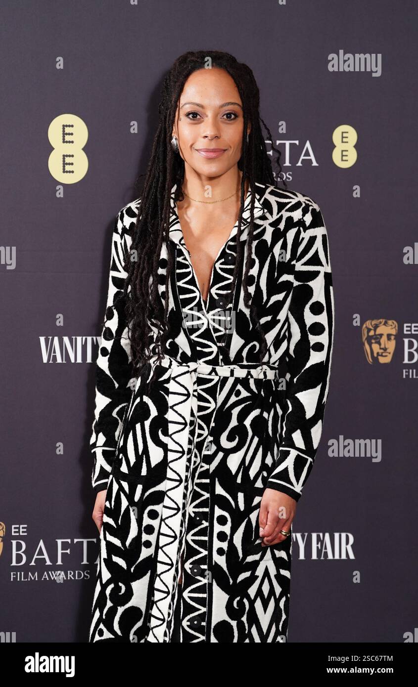 Rosalind Eleazar attending the Vanity Fair EE Rising Star party ...