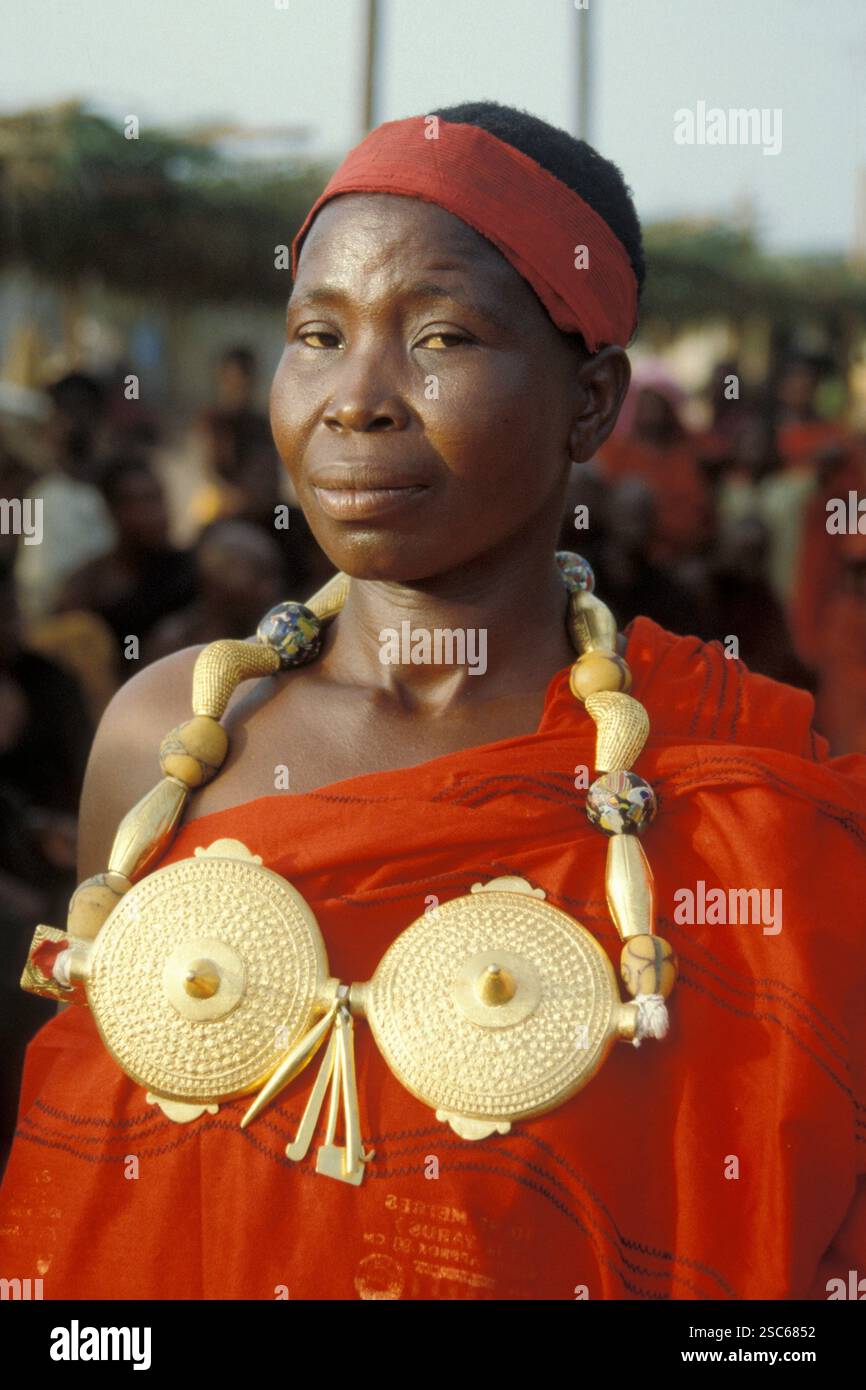 Ghana. Surrounding of Accra. Portrait Stock Photo - Alamy