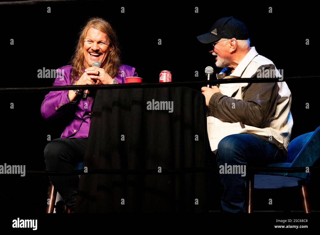 Chris Jericho, left, and Scott Steiner are seen during Chris Jericho's ...