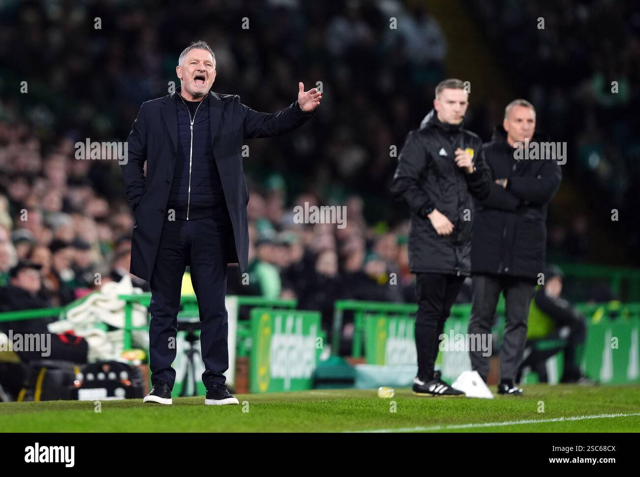 Dundee manager Tony Docherty during the William Hill Premiership match ...