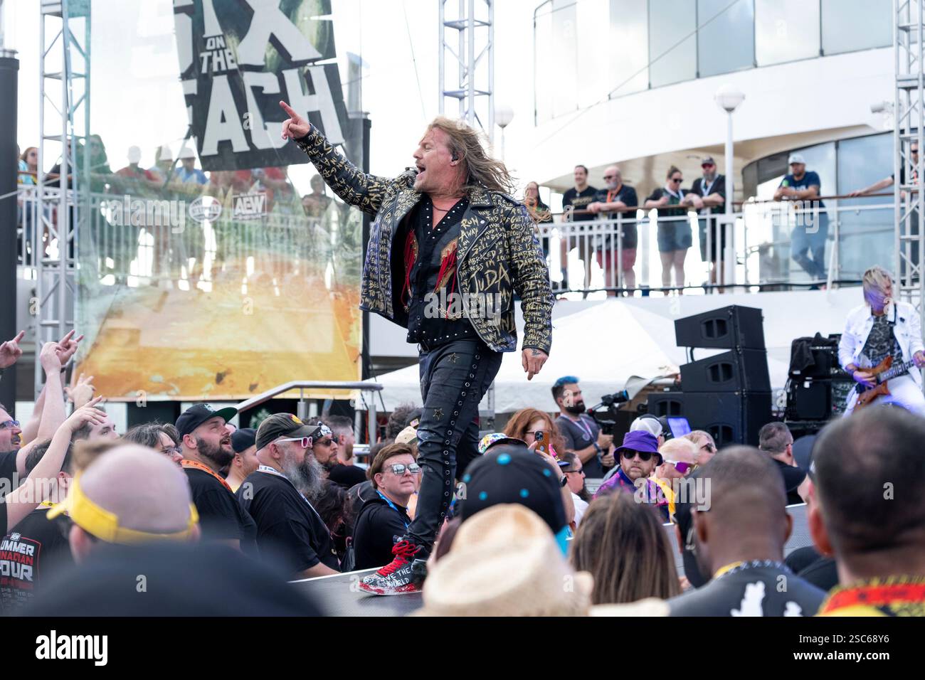Chris Jericho of Fozzy perform during Chris Jericho's Rock 'N ...