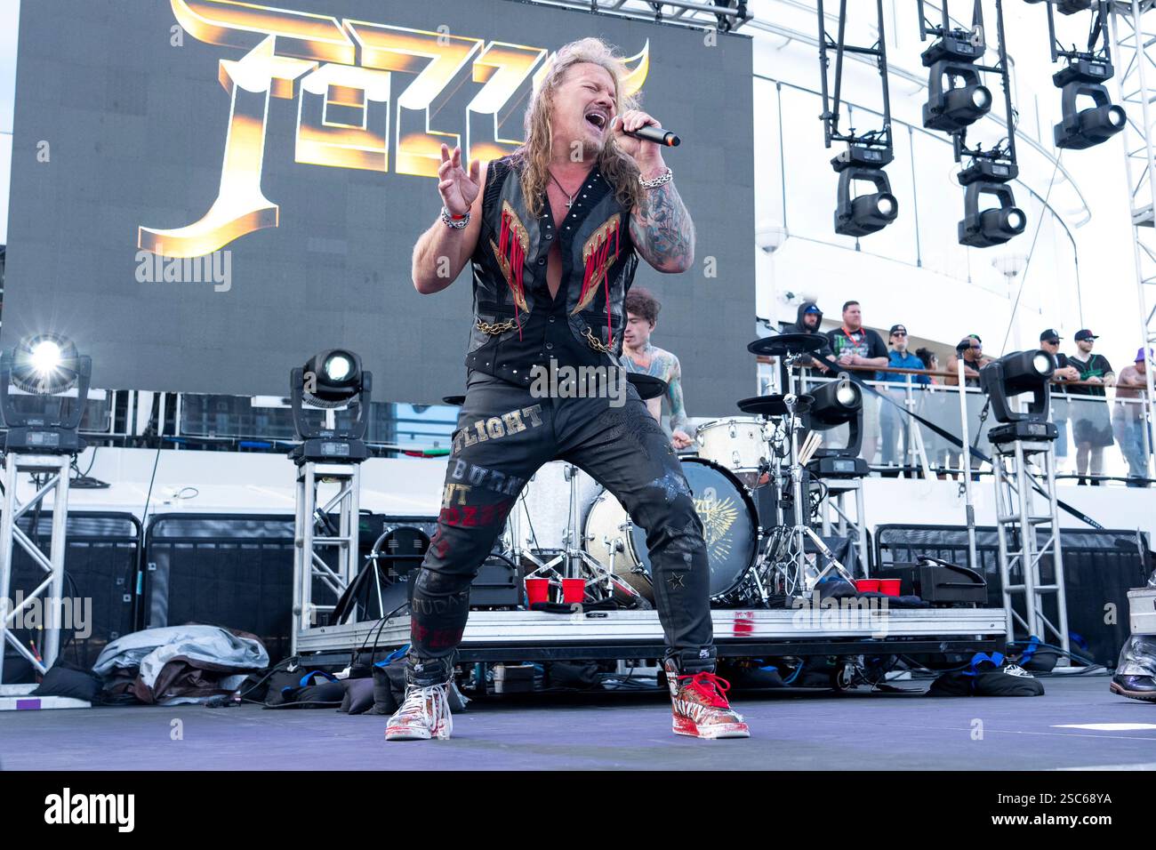 Chris Jericho of Fozzy perform during Chris Jericho's Rock 'N ...