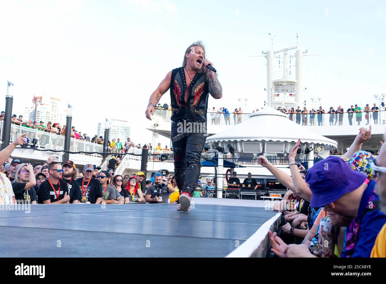 Chris Jericho of Fozzy perform during Chris Jericho's Rock 'N ...