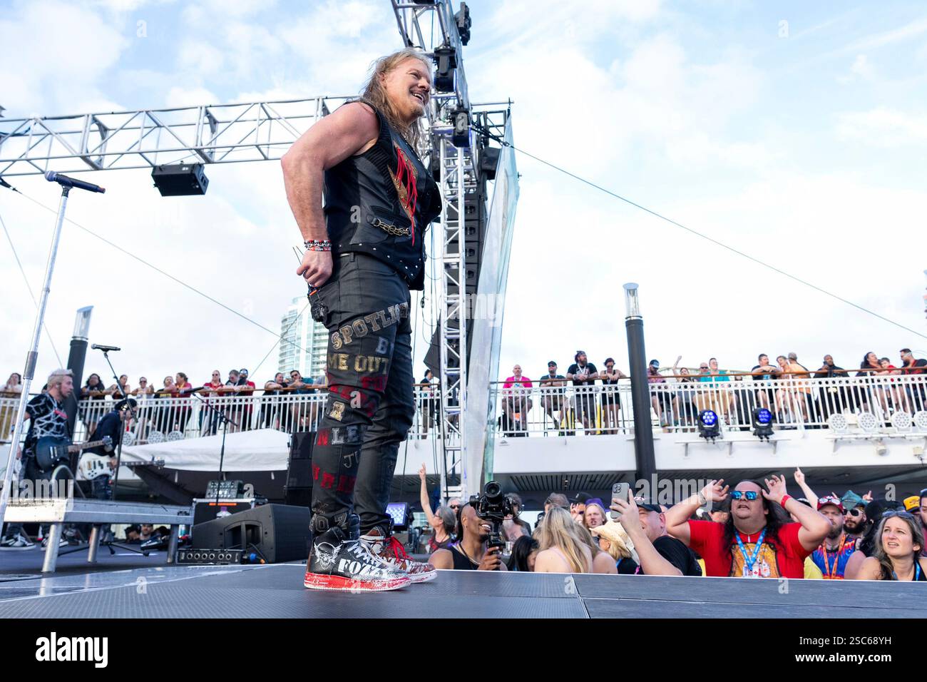 Chris Jericho of Fozzy perform during Chris Jericho's Rock 'N ...