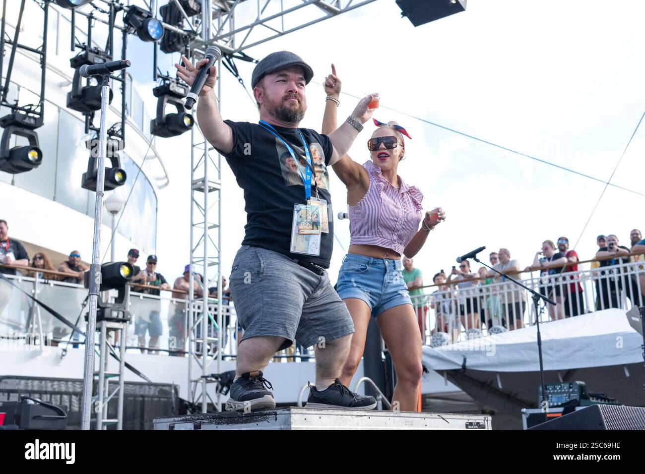 Brad Williams is seen during Chris Jericho's Rock 'N' Wrestling Rager ...