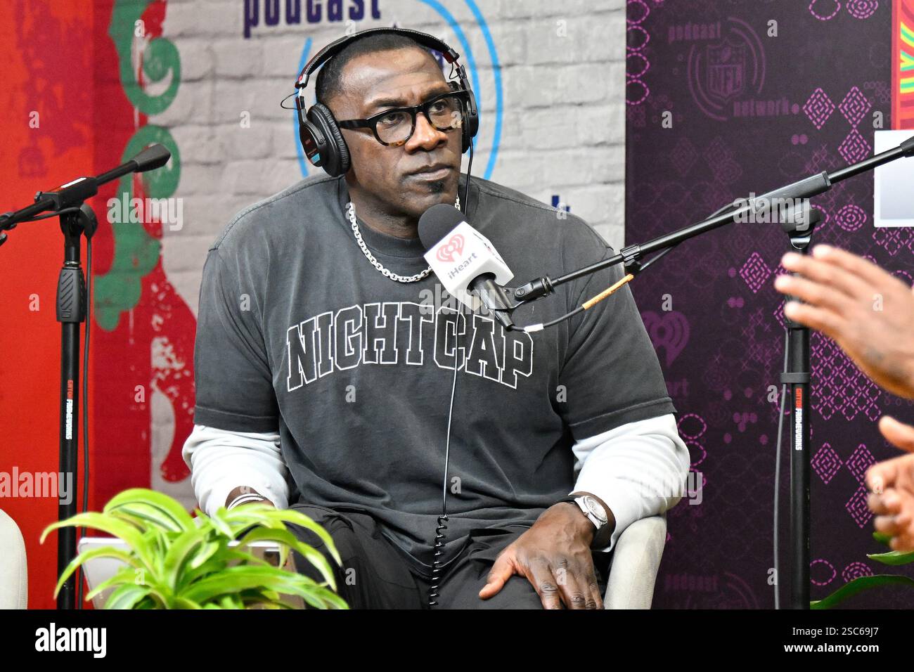 February 5, 2025, New Orleans LA; Former NFL player and current ...