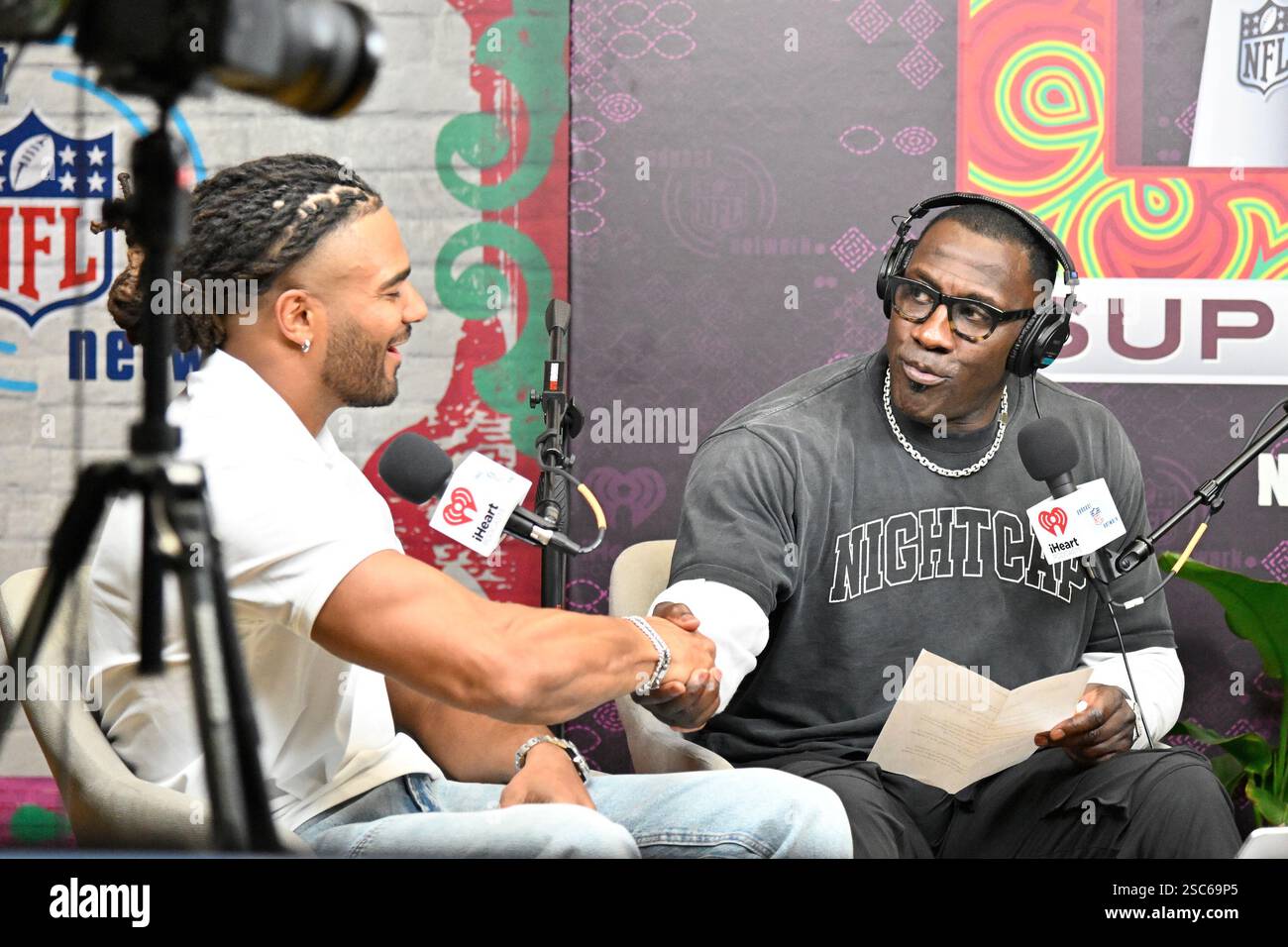 Caesars Superdome. 5th Feb, 2025. New Orleans LA; Former NFL player and ...