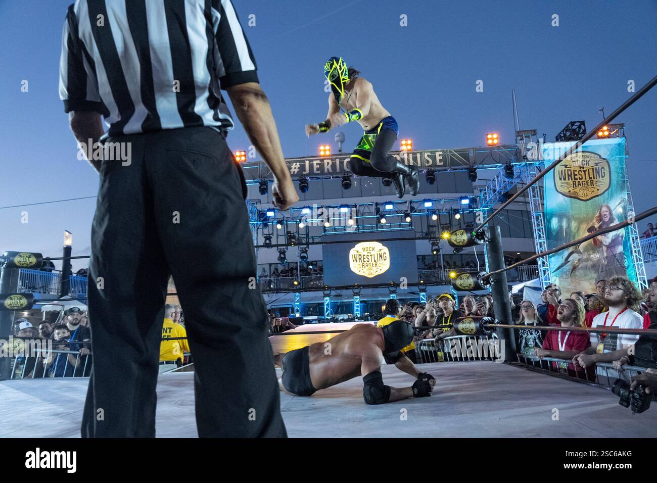 Serpentico is seen during Chris Jericho's Rock 'N' Wrestling Rager at ...
