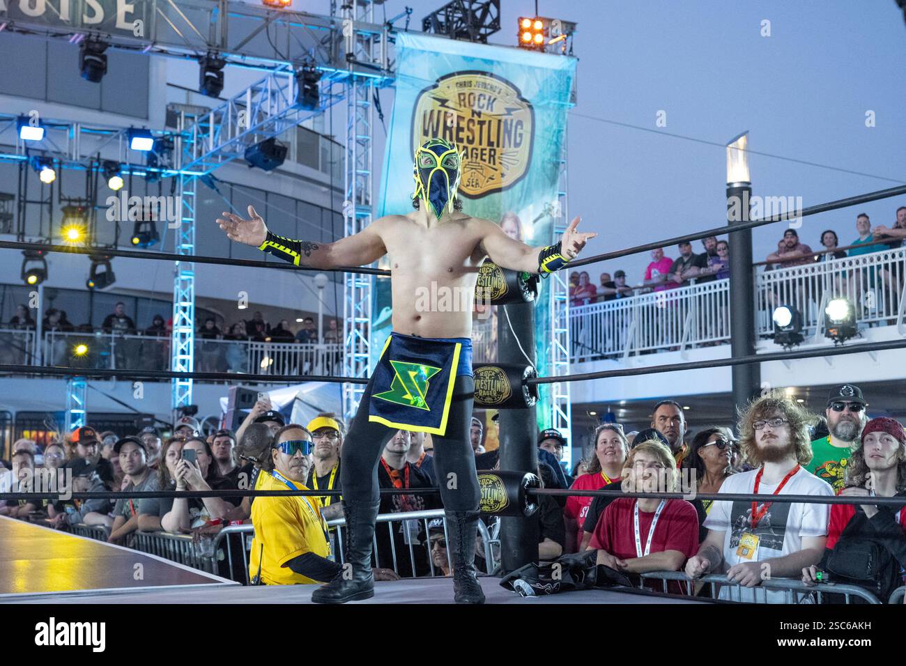Serpentico is seen during Chris Jericho's Rock 'N' Wrestling Rager at ...