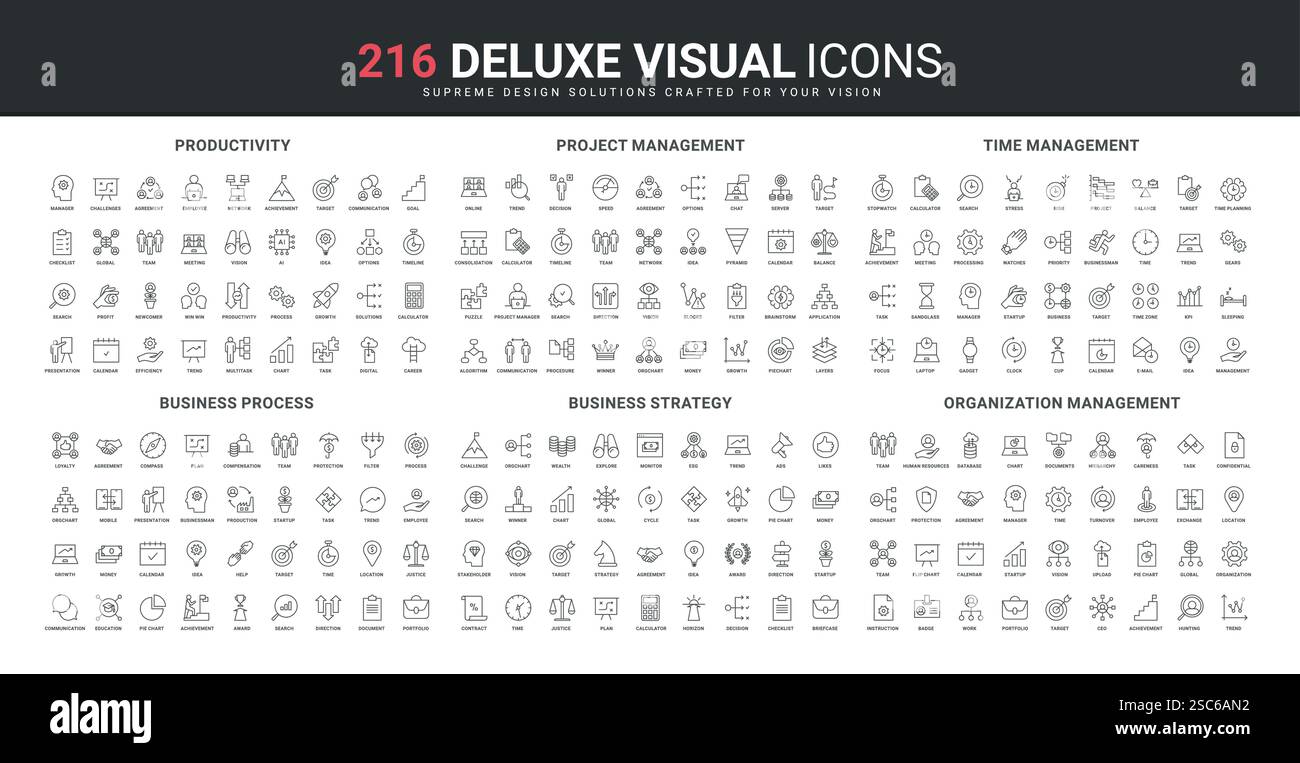 Productivity of business strategy and project management, time and ...