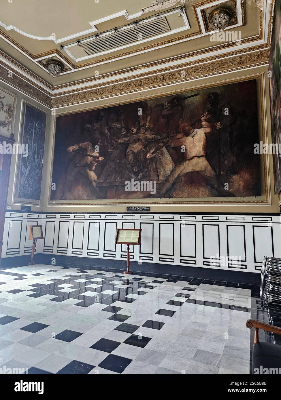 Merida, Yucatan, Mexico - Oct 28 2024: Government Palace in the center ...