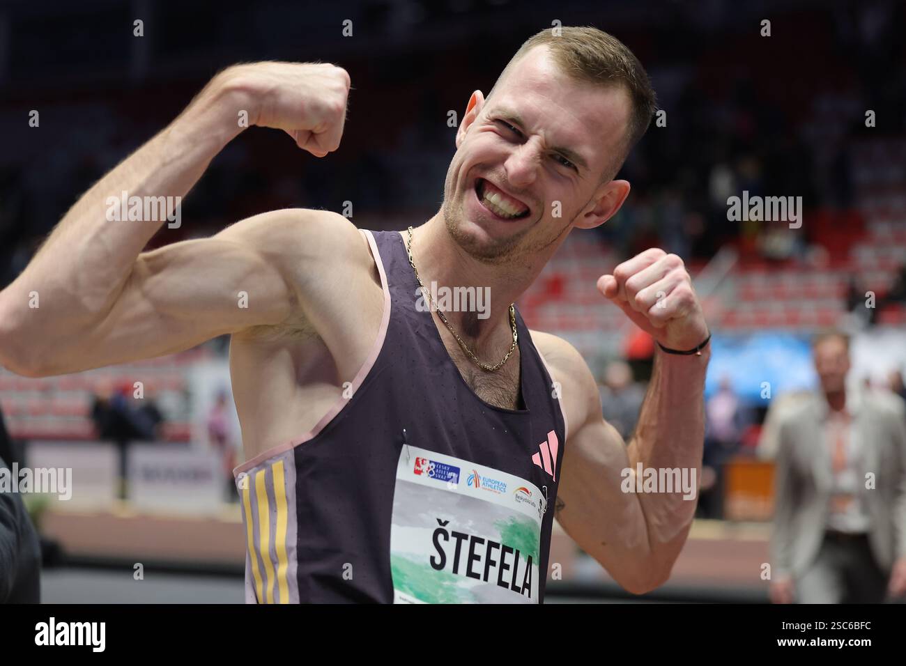 Trinec, Czech Republic. 05th Feb, 2025. Jan Stefela of Czech won the ...