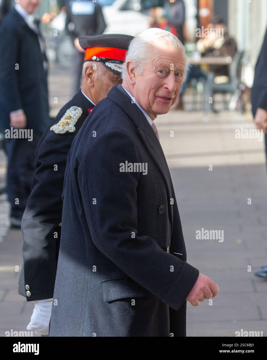 London, England, UK. 5th Feb, 2025. King CHARLES III arrives at The ...